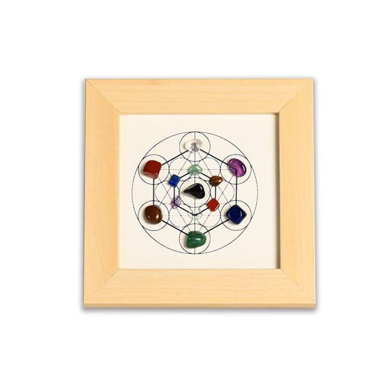 Seven Chakra Healing Crystal Light Frame - Aura Elemental