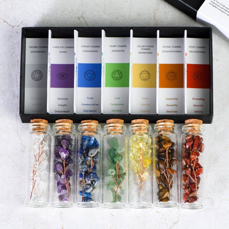 Seven Chakra Healing Crystal Light Frame - Aura Elemental